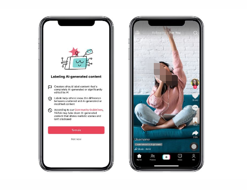 TikTok引入标记和识别使用人工智能工具的新手段-zvcard